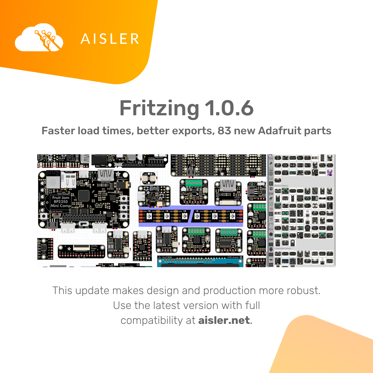 AISLER: "New fritzing release? We're ready! Fritzing rece…" - Aisler
