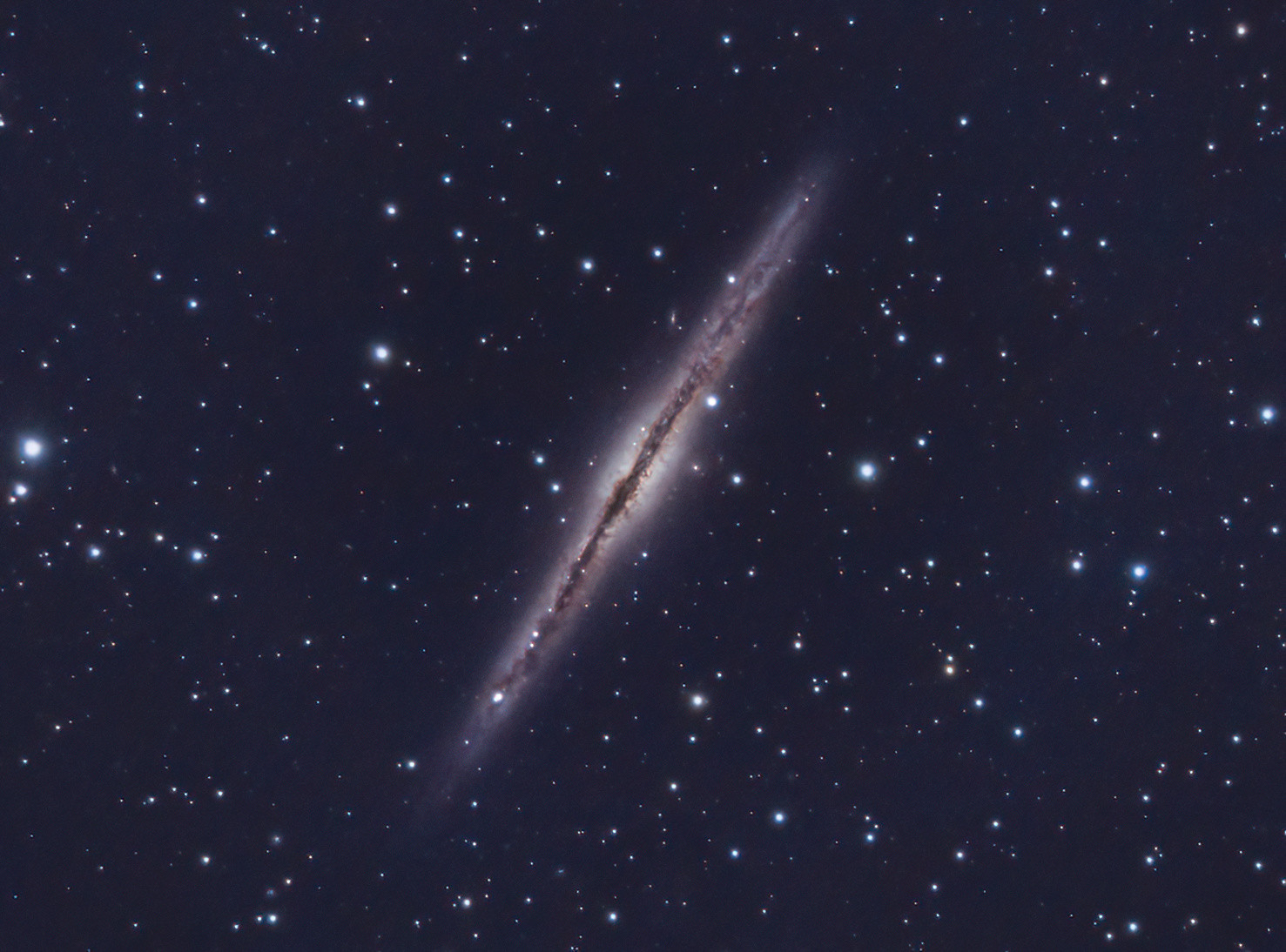philo: "The NGC891 Galaxy NGC 891 is an edge-on unbarred…" - Astronomy.city