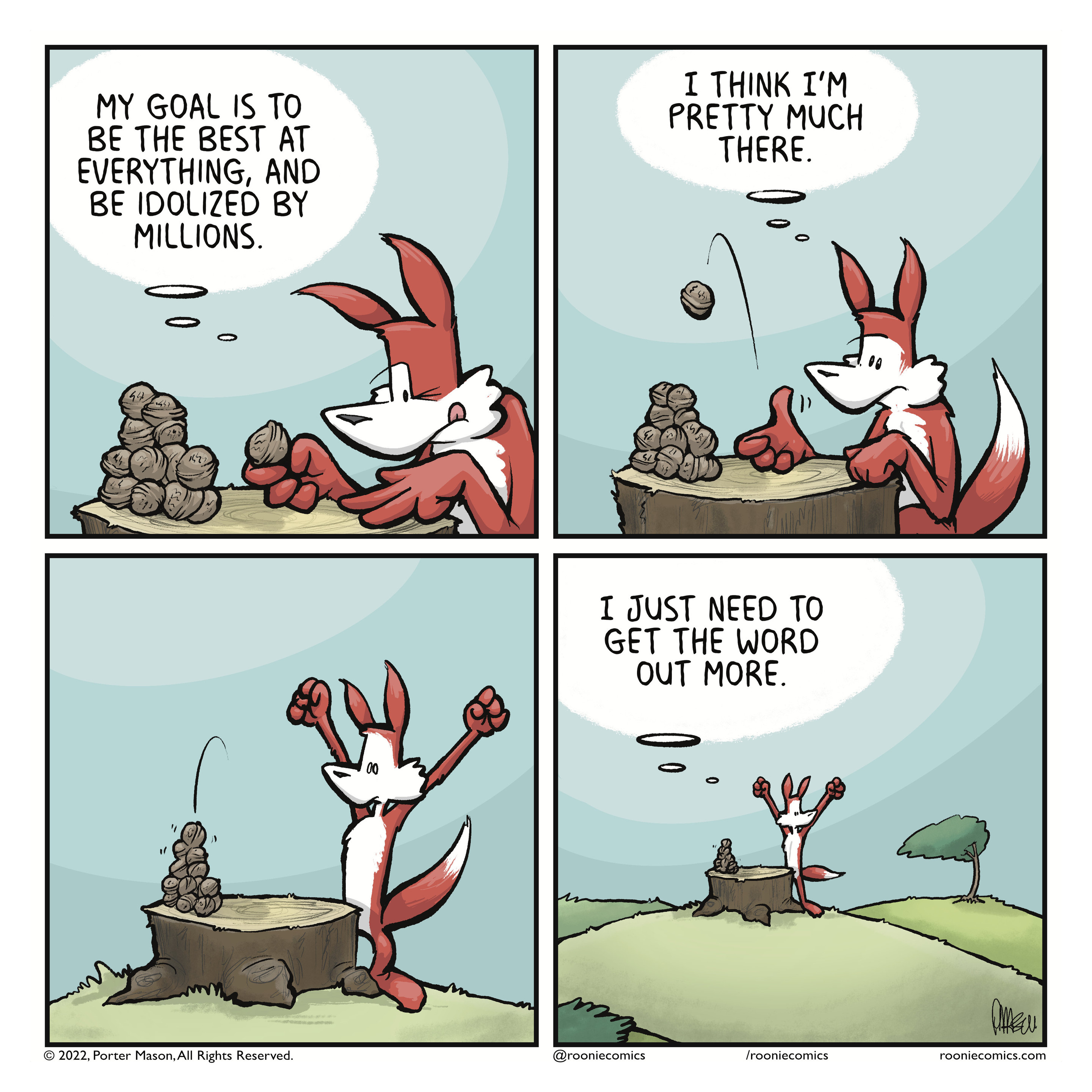 Roonie the Rabbit: "One day, I'll get there. #comics #comicstrips #co ...