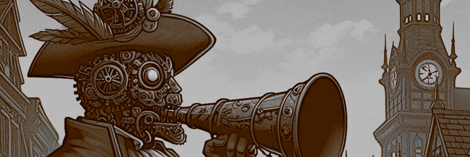 The Clockwork Town Crier (@clockworkcrier@dice.camp) - Dice.camp