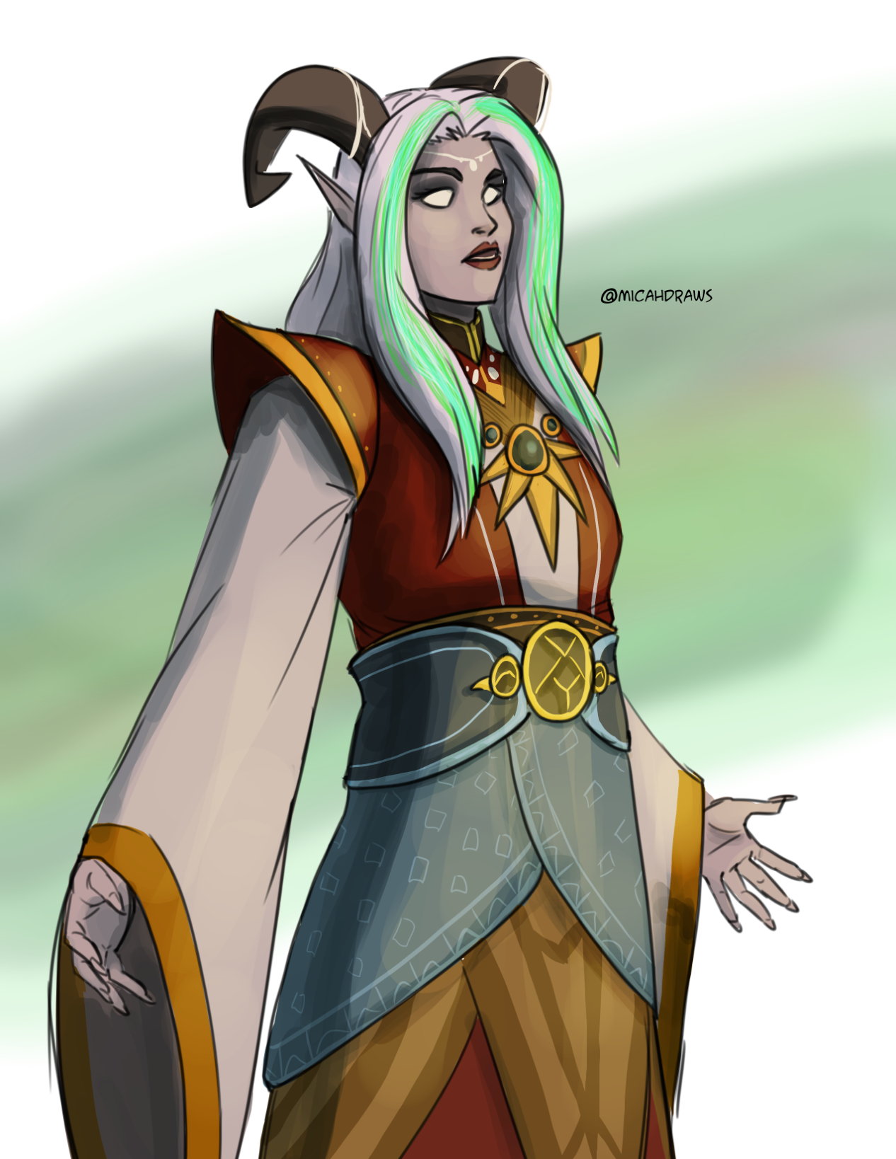 MicahDraws: "Drawing I did a few months ago of Wrin Sivinxi, t…" - Dice ...