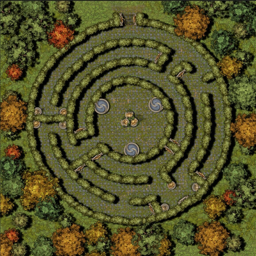 Nimrod {E}: "Need a Hedge Maze for your game? Here is a versio…" - Dice ...