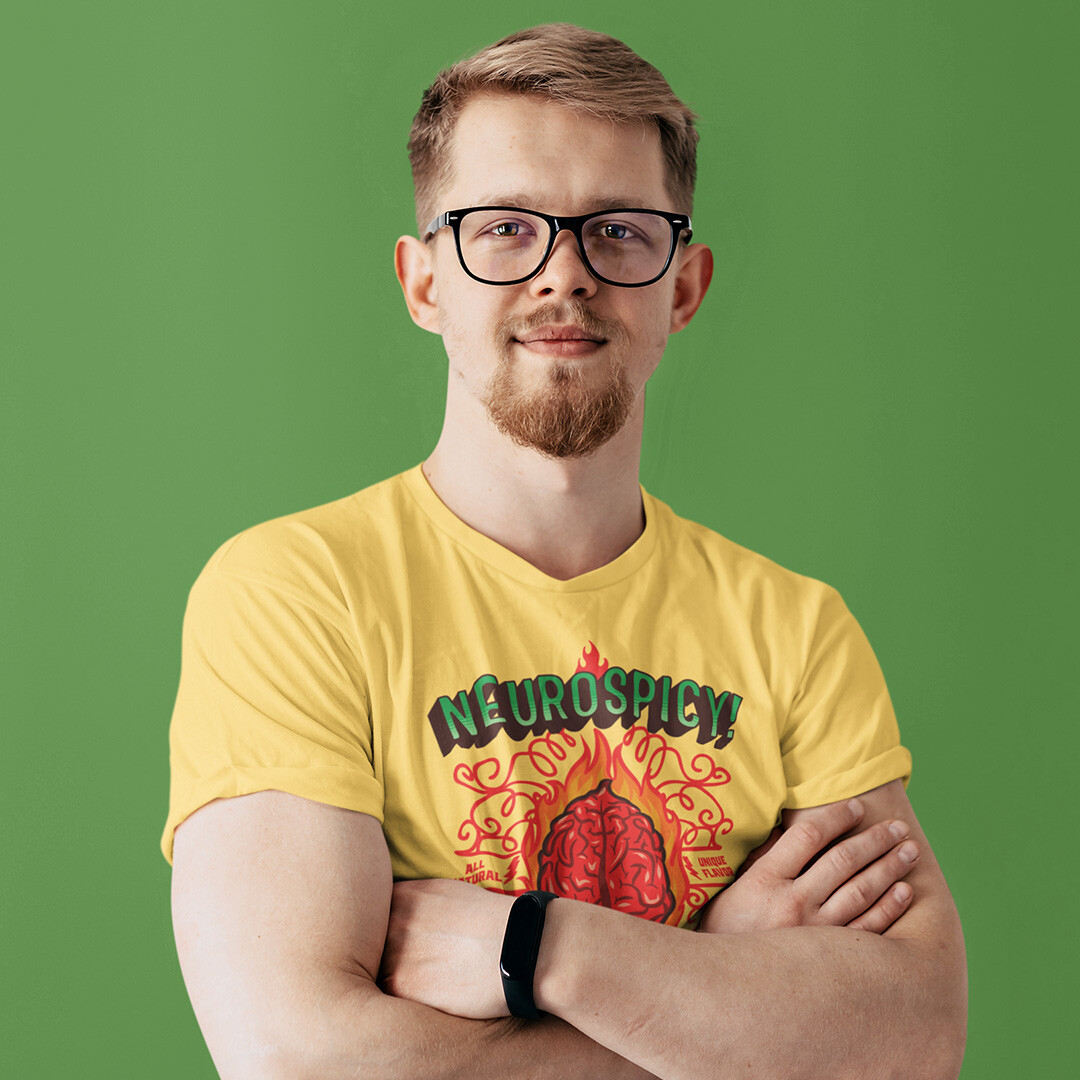 Dan Simon / March1Studios: "👀 Have you seen the new Neurospicy t-shirt ...