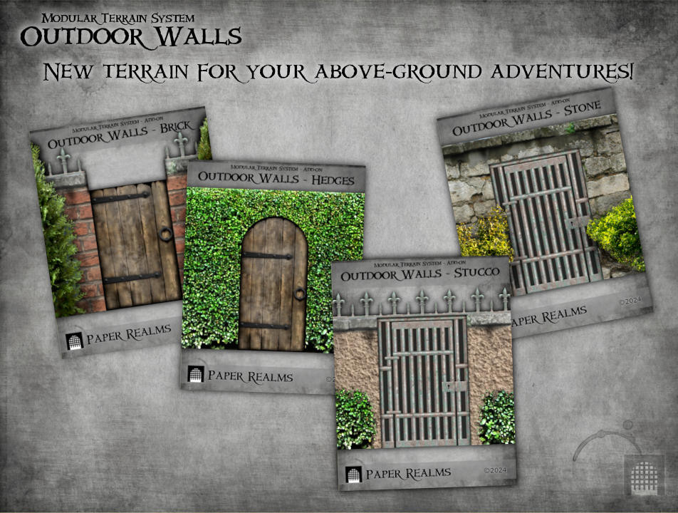 Paper Realms: "Four new packs of modular papercraft walls for yo ...