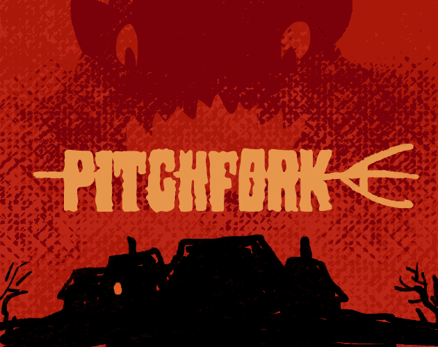 Chris Swallow: "Four splash screen drafts for our PITCHFORK game ...
