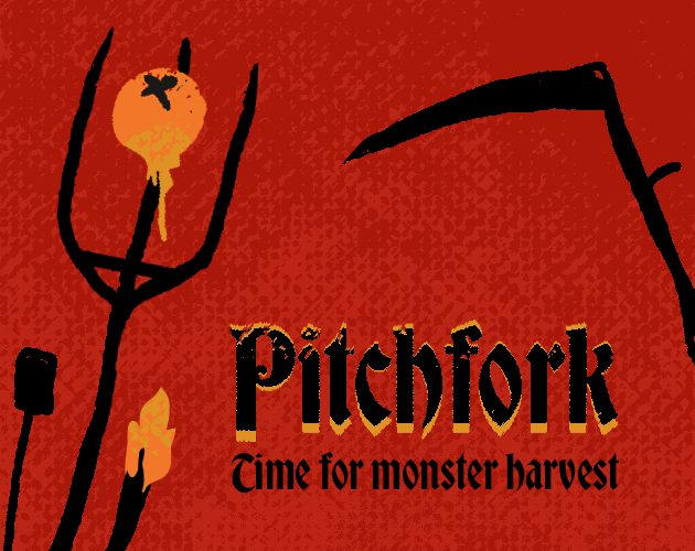 Chris Swallow: "Four splash screen drafts for our PITCHFORK game ...