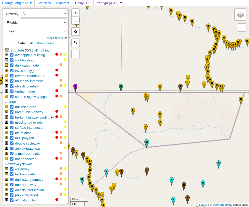 Osmose QA (@OsmoseQA@en.osm.town) - OSM Town | Mapstodon for OpenStreetMap