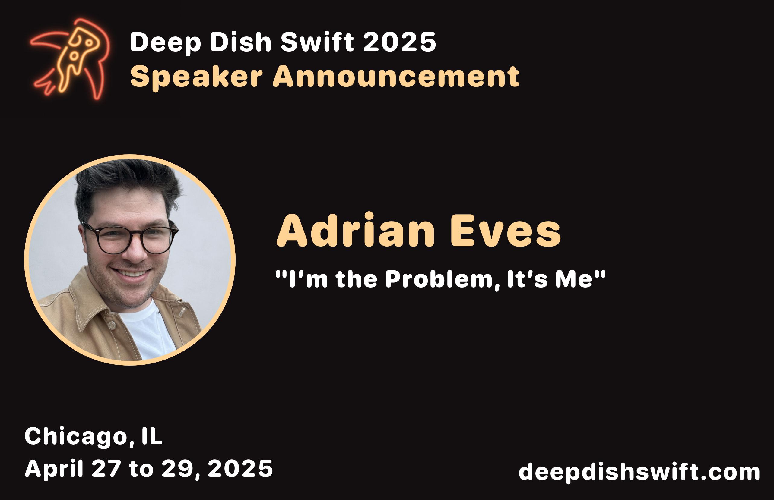 Adrian Eves (@swifteves@mastodon.social) - Mastodon