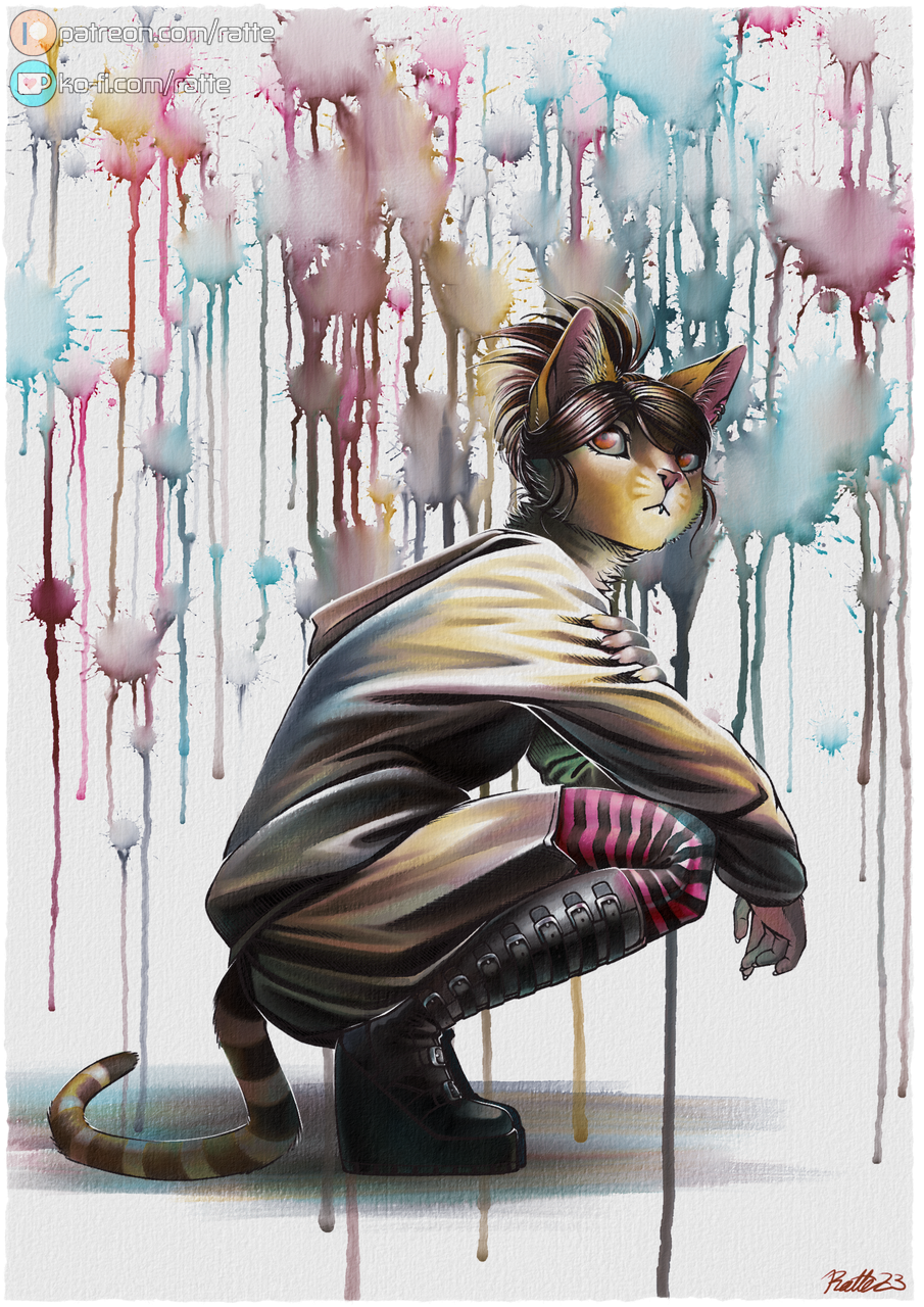 Tiger Girl And Mastodon