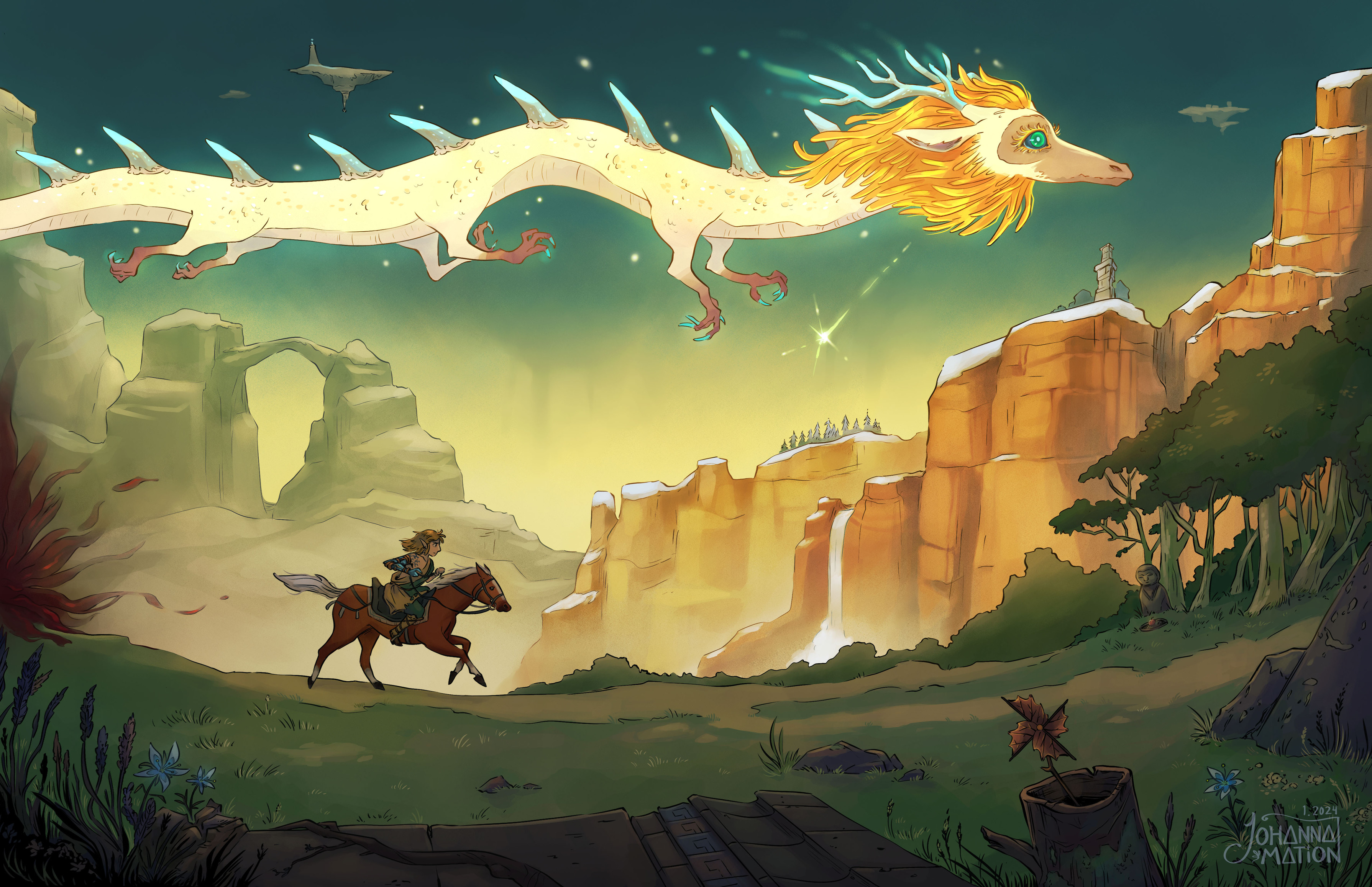 Light Dragon Wallpaper