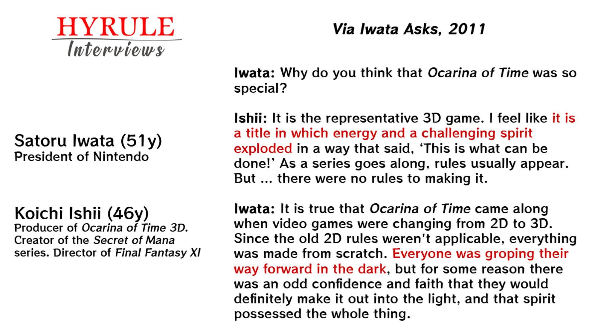 Hyrule interviews: "Something different today: Zelda devs talking abo ...