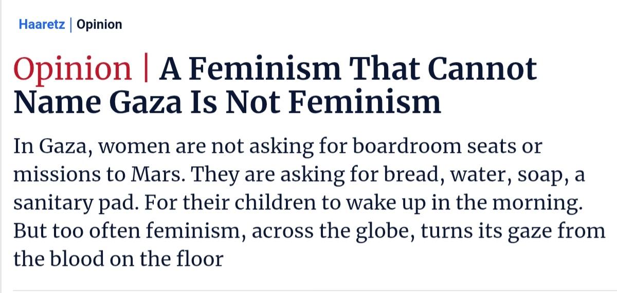 2legged: ""feminism that does not speak when women are star…" - mastodon.ie