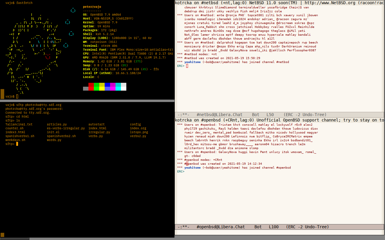 Peter Kotrčka: "And this is how we do our computing at work now ...