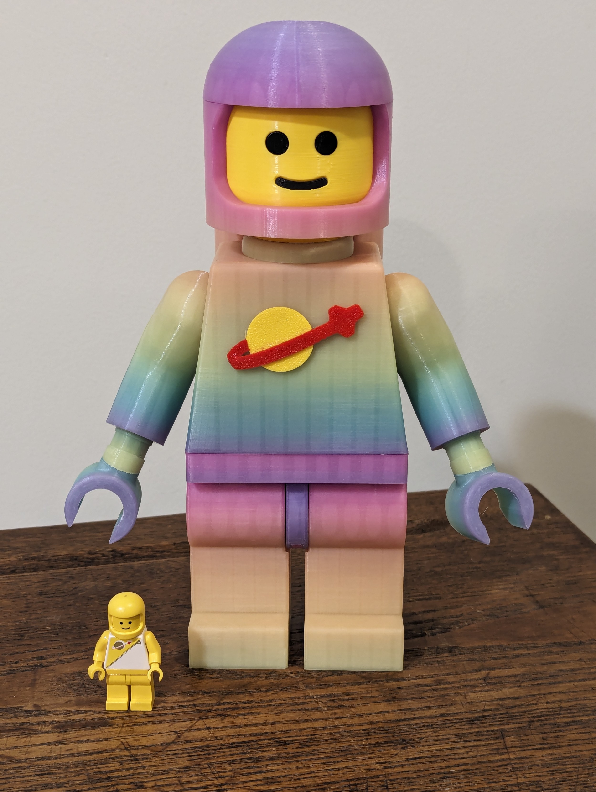 sliverbaer: "Classic Spaceman (6:1 LEGO-inspired brick figure)…" - 3D ...