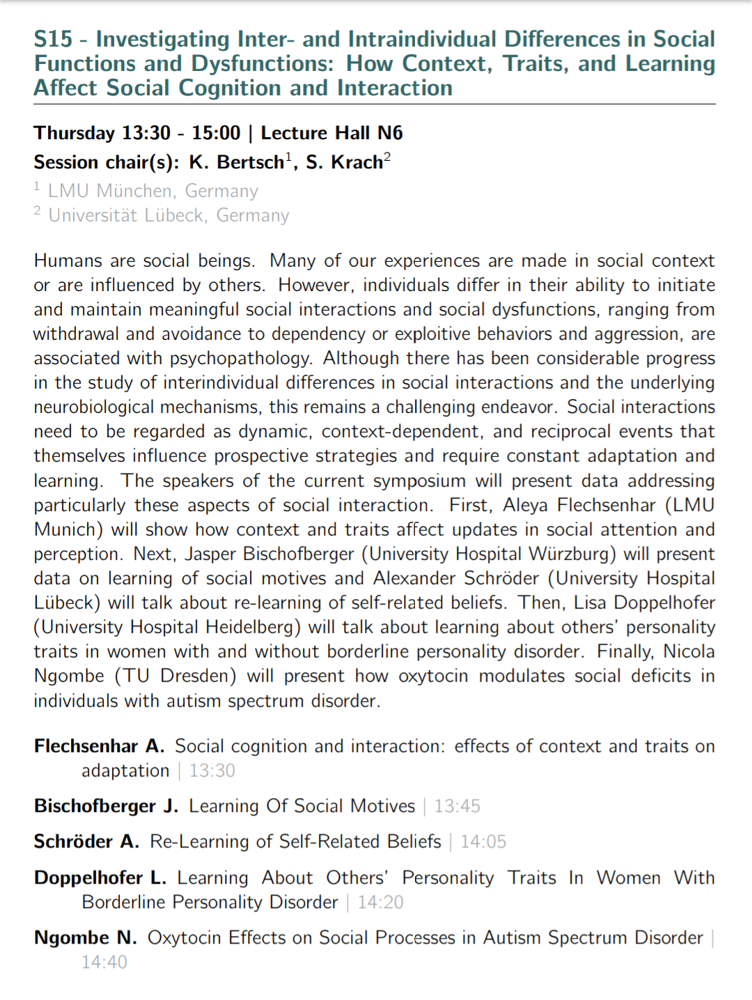 Transl. Soc. Neuroscience Lab (@Hein_Lab@neuromatch.social ...
