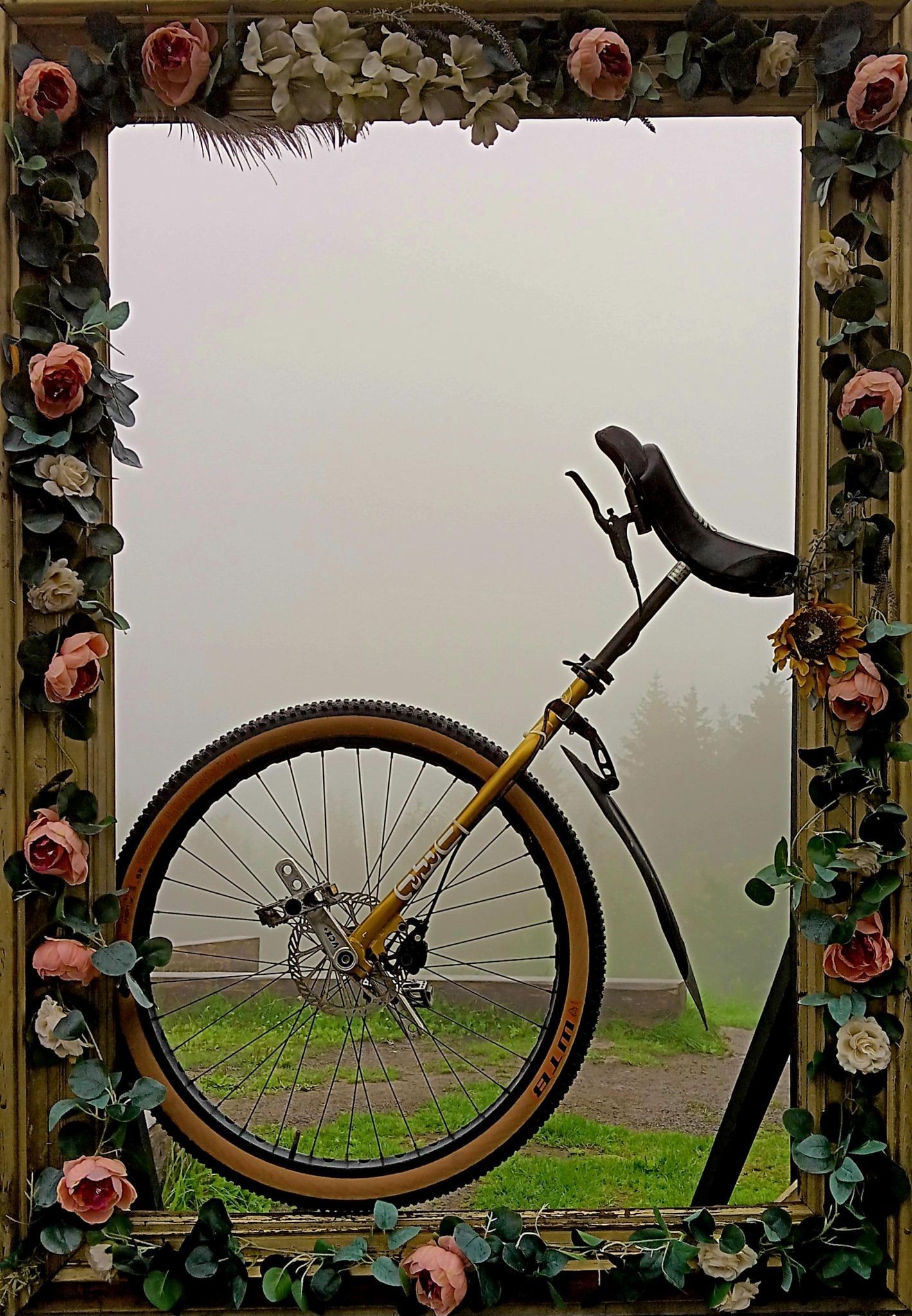 Four images, four different unicycle setups, four different skies ...